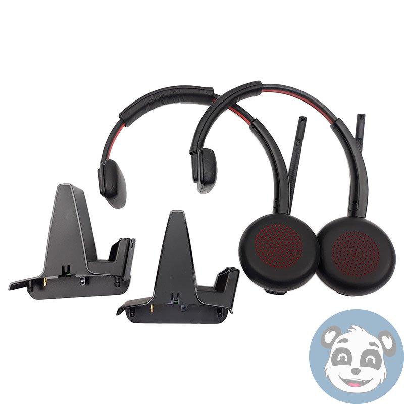 Lot of 2 Plantronics Poly Savi W8220, Wireless Mono Headset with ...